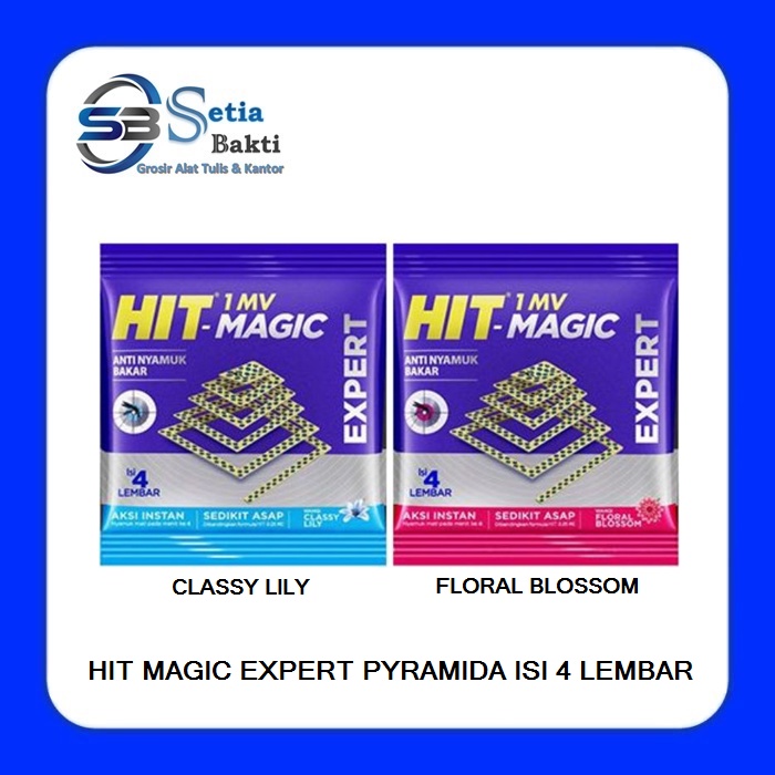 Jual HIT Magic Expert Piramida Anti Nyamuk Bakar 1 Renceng - 6 Bungkus ...