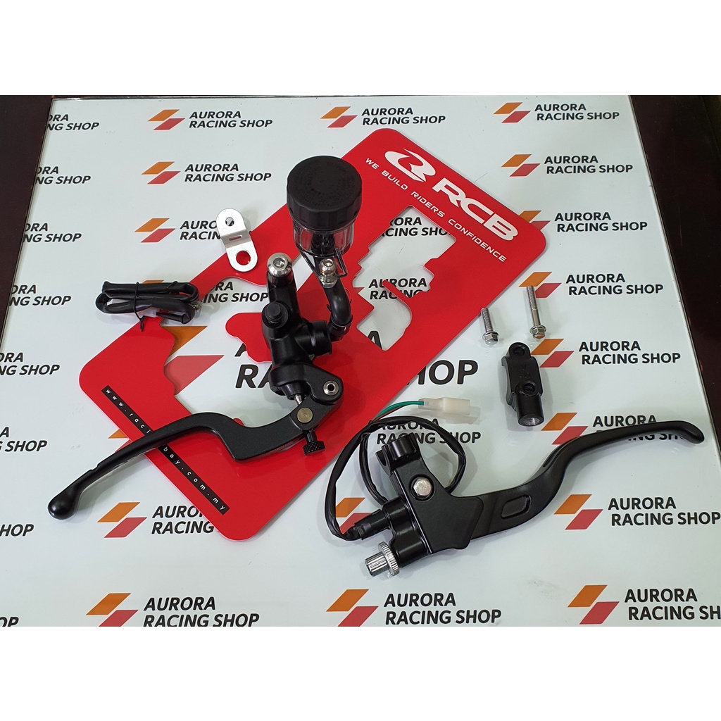 Jual MASTER REM RADIAL RCB S2 14MM & HANDLE REM / KOPLING E2 UNIVERSAL ...