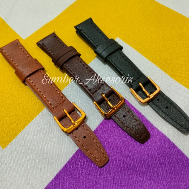Jual GROSIR Tali Jam tangan Alba Kulit Polos Japan Authentic Strap ...