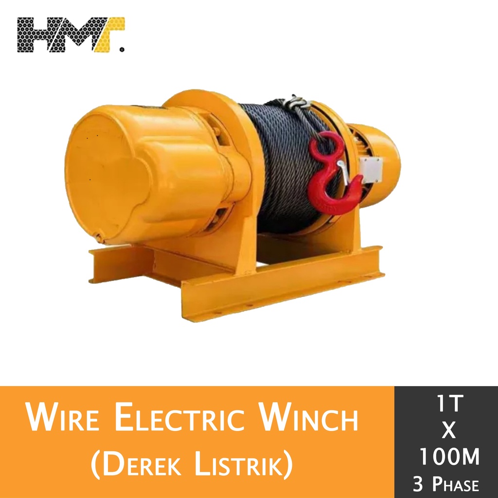 Jual NAGASAKI Electric Winch 1 Ton X 100 meter / Derek Listrik 3 Phase ...