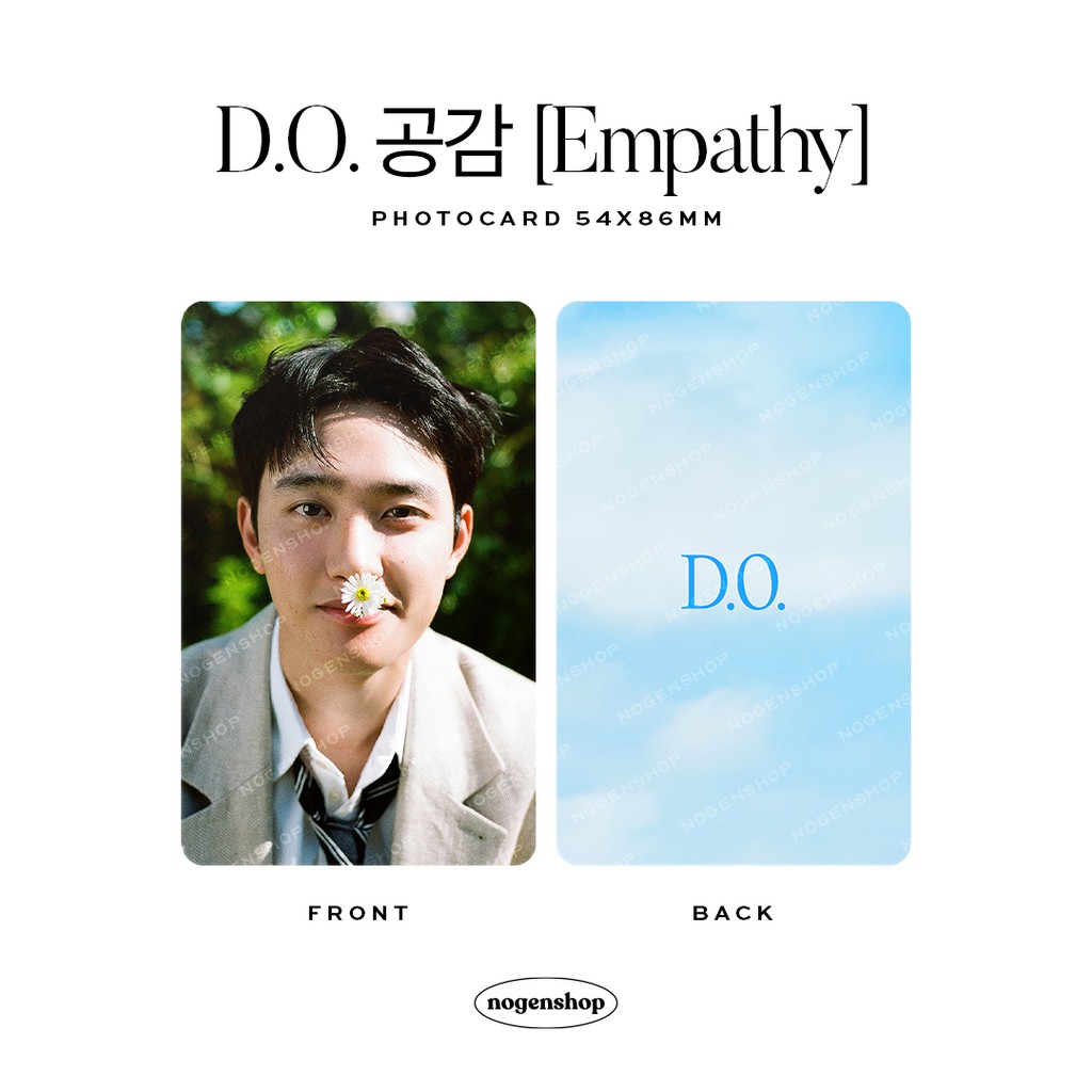 Jual PHOTOCARD PC EXO D.O DO KYUNGSOO SOLO EMPATHY 공감 | Shopee Indonesia