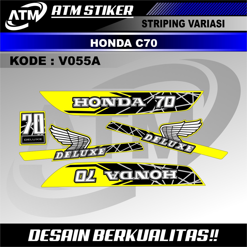 Jual Stiker striping honda C70 variasi | Shopee Indonesia