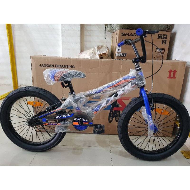 Jual Sepeda BMX 20 inch AXXIL ( BAN JUMBO 3.0 ) ( Warna Biru / Blue ...