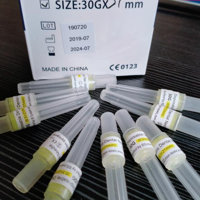 Jual JARUM CITOJECT DENTAL NEEDLE 30G JARUM CITOJEK ANASTESI ISI 25 ...