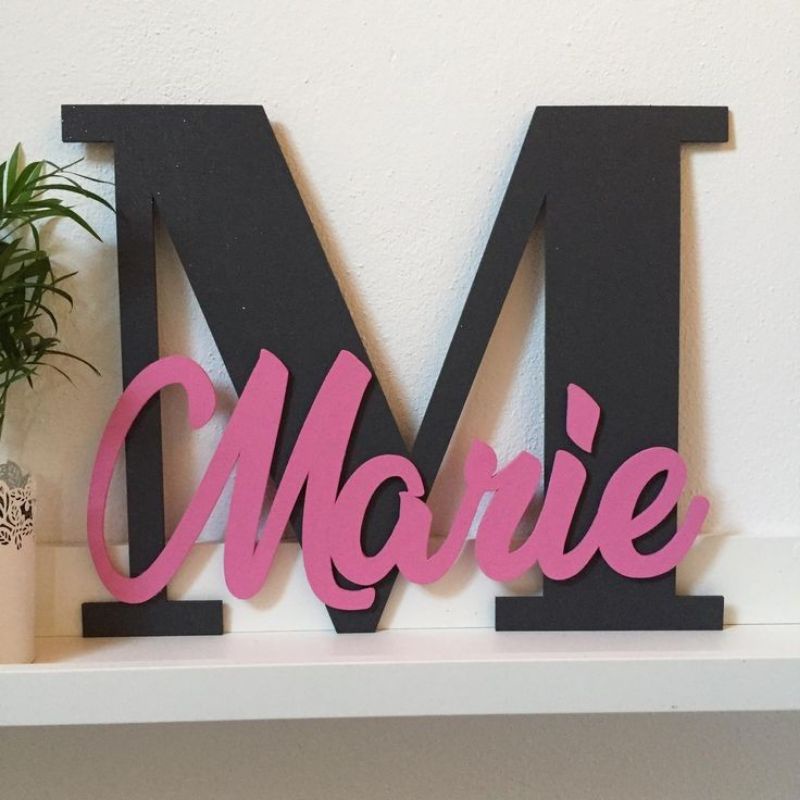 Jual Hiasan Dinding Nama / Initial Nama / Hiasan Nama | Shopee Indonesia
