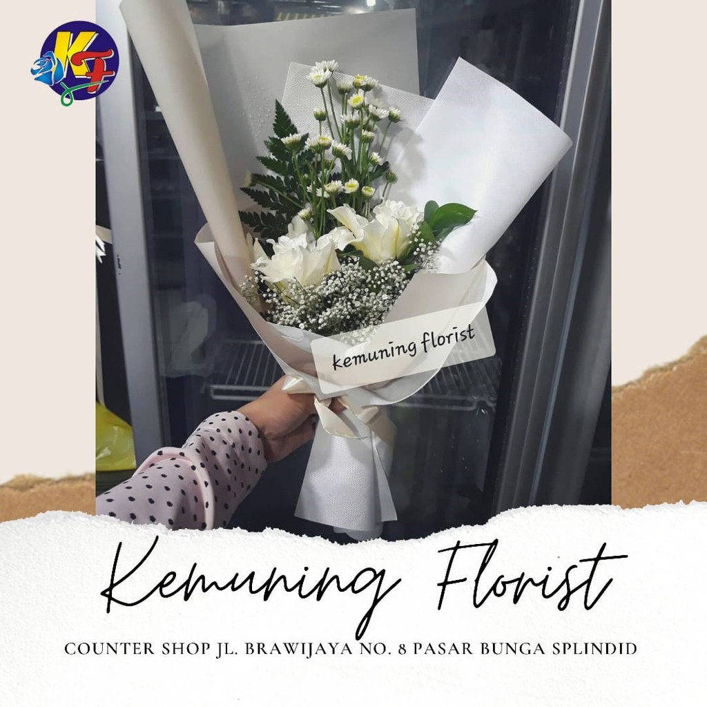 Jual (kode 54)Hand buket bunga segar malang/fresh flower/bunga tangan ...
