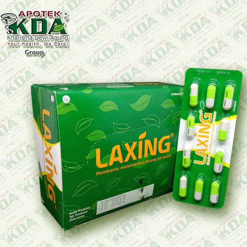 Jual LAXING OBAT MELANCARKAN BUANG AIR BESAR ISI 10 KAPSUL | Shopee ...