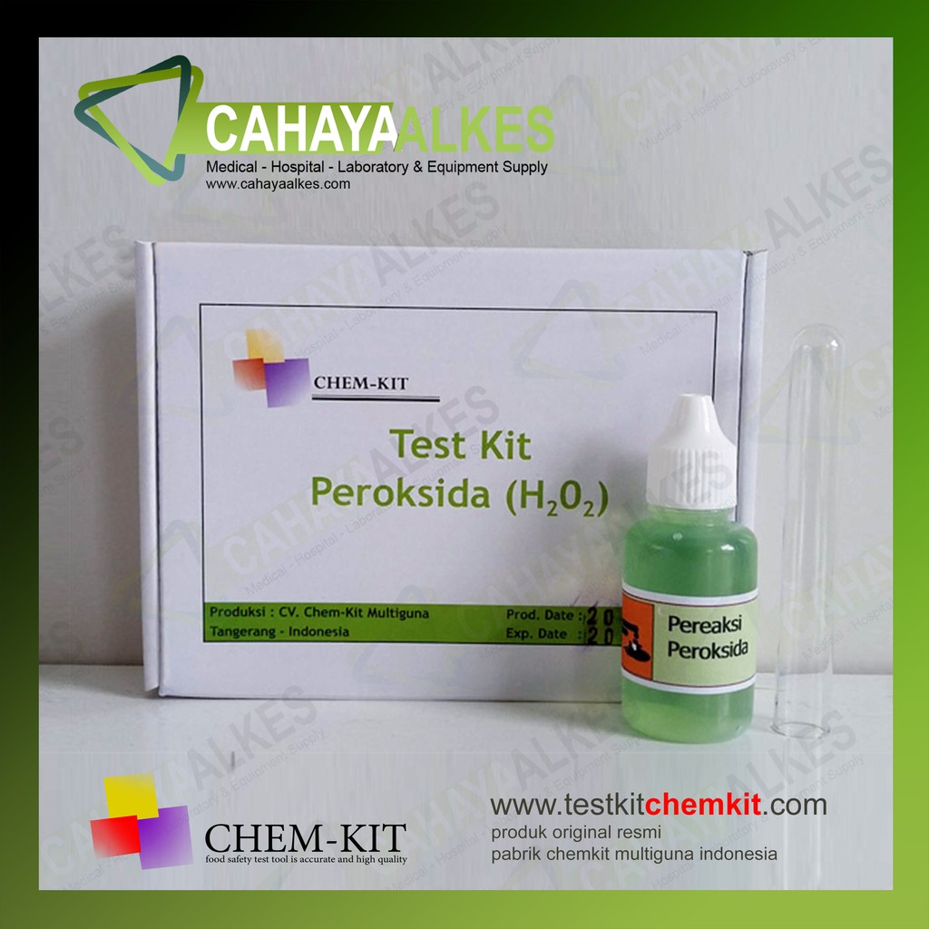 Jual Alat Test Kit Uji Peroksida Chemkit | Tes Peroxide H2O2 Akurat ...