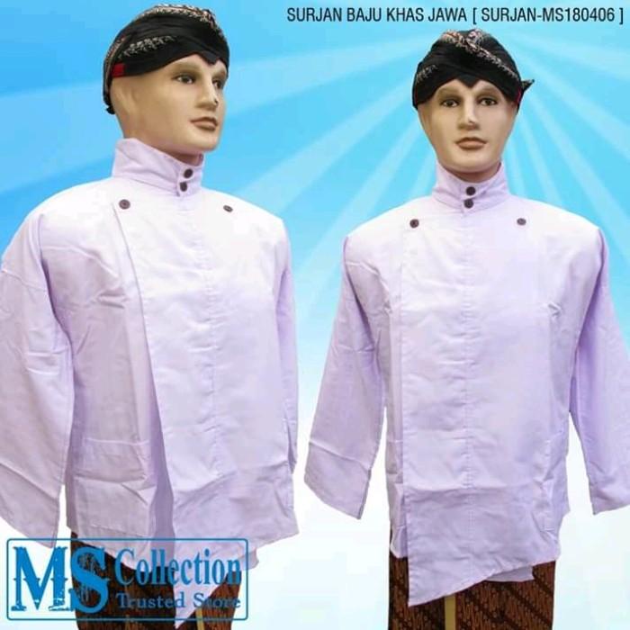 Jual Uniform | Baju Surjan Putih Polos Khas Jawa Berkualitas Terbaik ...