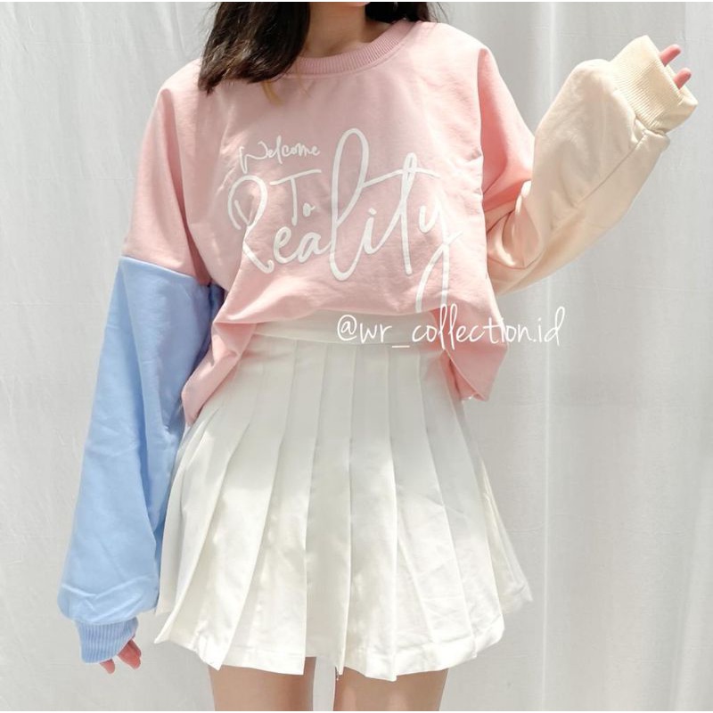 Jual CARLISE SWEATER CROP | Shopee Indonesia