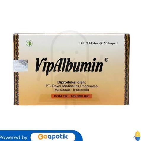 Jual VIPALBUMIN BOX 30 KAPSUL | Shopee Indonesia
