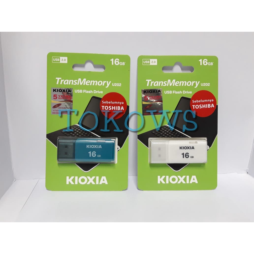 Jual Flashdisk KIOXIA U202 16GB Garansi Resmi Original | Shopee Indonesia