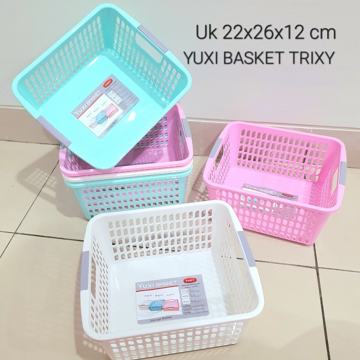 Jual NEW - YUXI BASKET NO 1 TRIXY Keranjang Organizer Basket Serbaguna ...