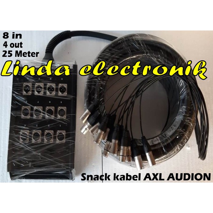 Jual SNACK CABLE AXL AUDION SCS 8425 SCS8425 8 in 4 out 25meter ...