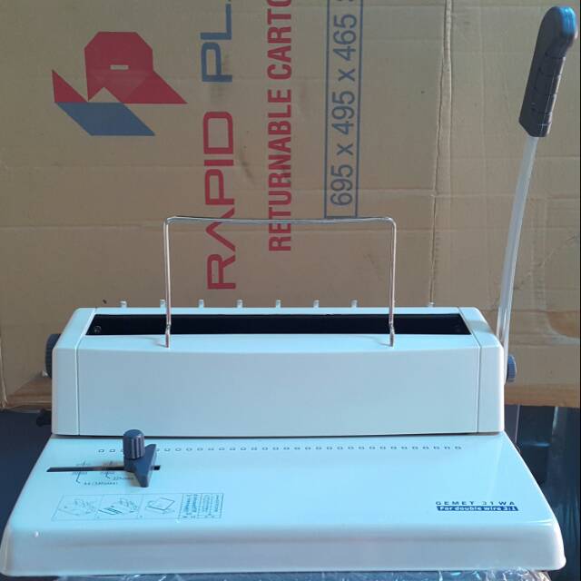 Jual Mesin Binding GEMET 31WA wire kawat alat bending 31 WA max kertas ...