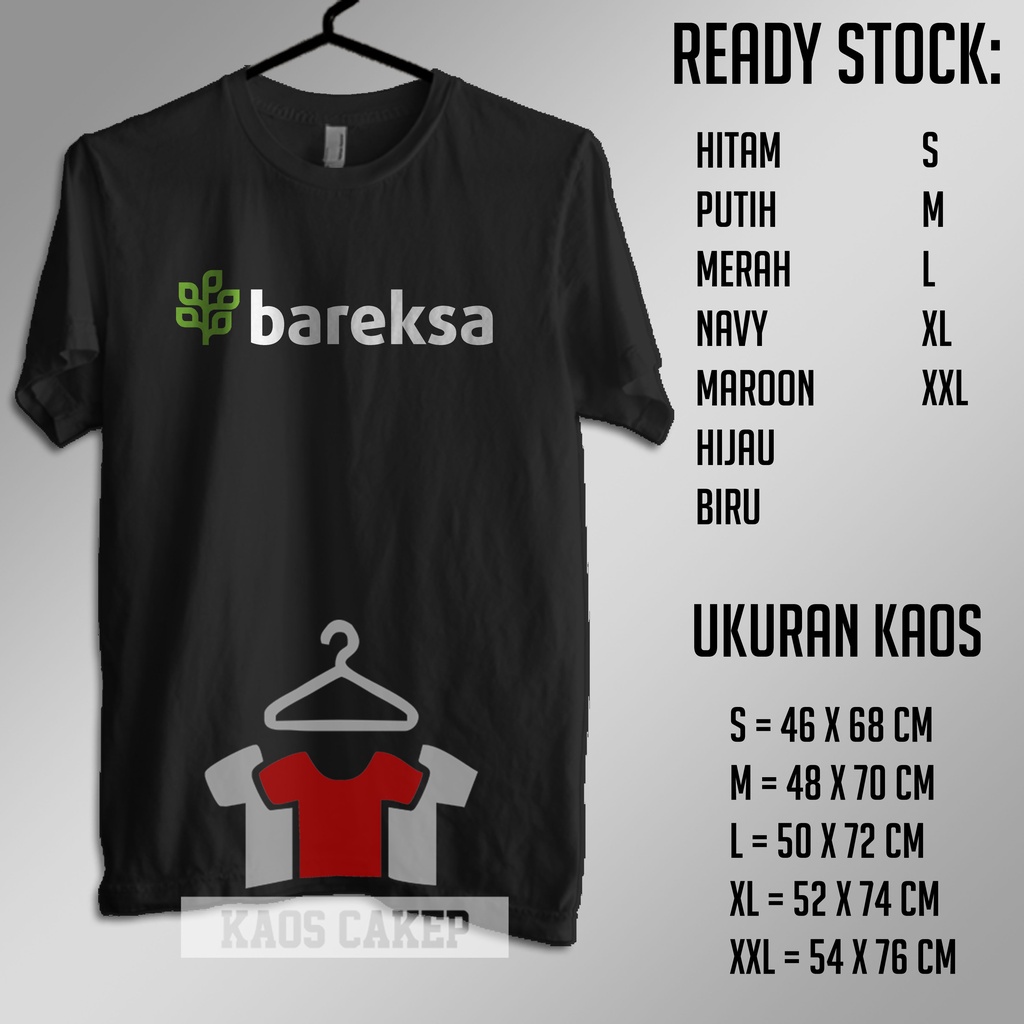 Jual Kaos bareksa Logo Baju Perusahaan | Shopee Indonesia