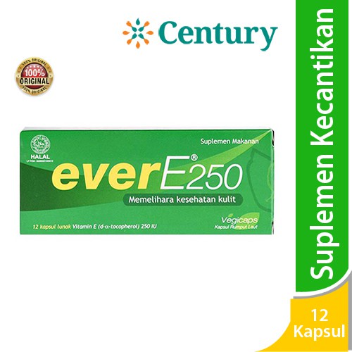 Jual Ever E 250 12 Kapsul / Suplemen / Vitamin E | Shopee Indonesia