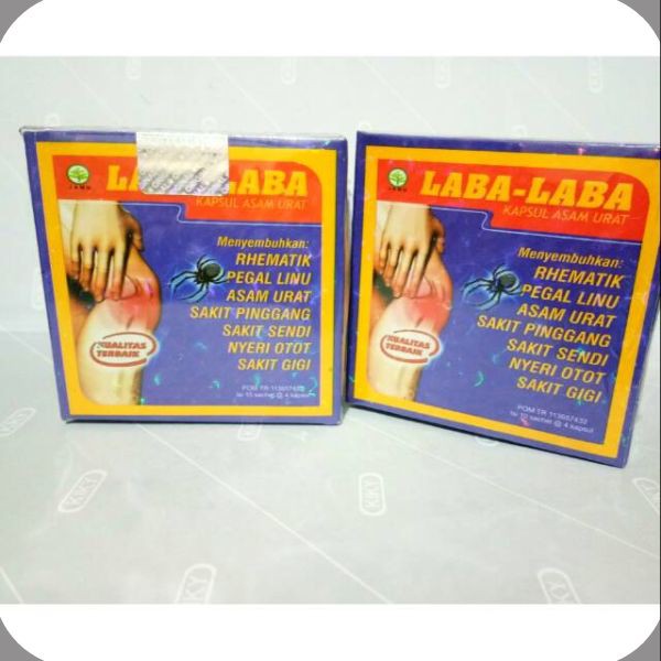 Jual Laba Laba Kapsul Berkhasiat untuk Asam urat Pegelinu | Shopee Indonesia