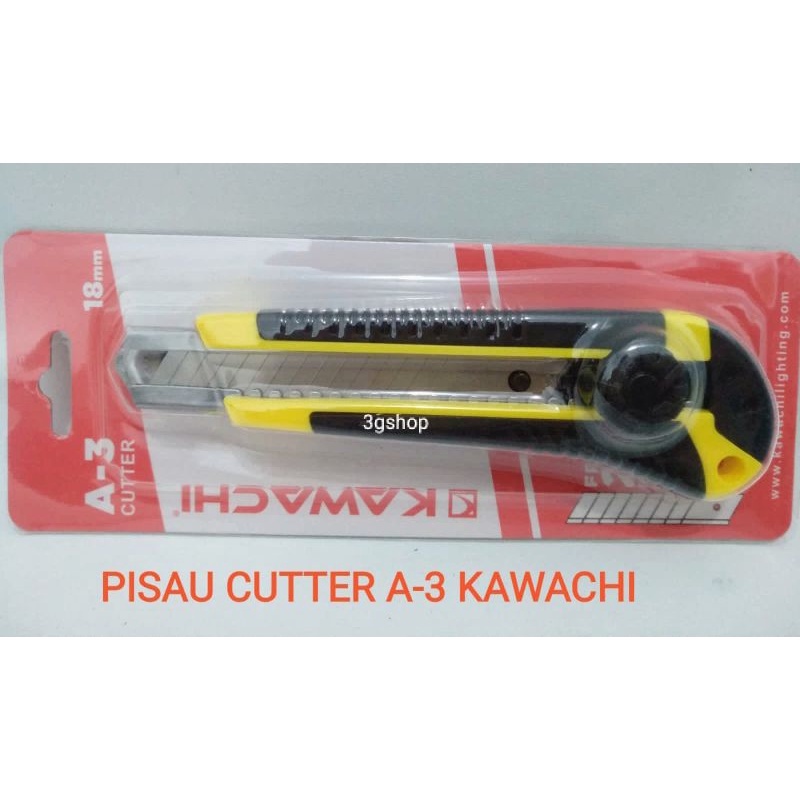 Jual PISAU CUTTER A-3 KAWACHI | Shopee Indonesia