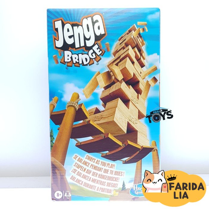 Jual Jenga Bridge Block Stacking Game Hasbro Gaming | Shopee Indonesia