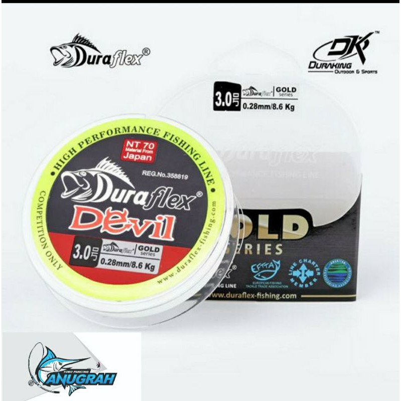 Jual senar pancing galatama duraflex devil warna fluo yellow 150meter ...