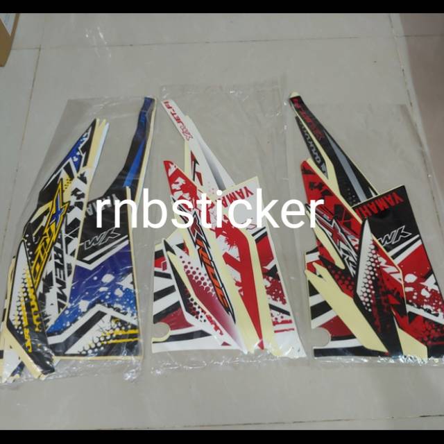 Jual Stiker striping stripping motor yamaha x ride 2014 cantumkan warna ...