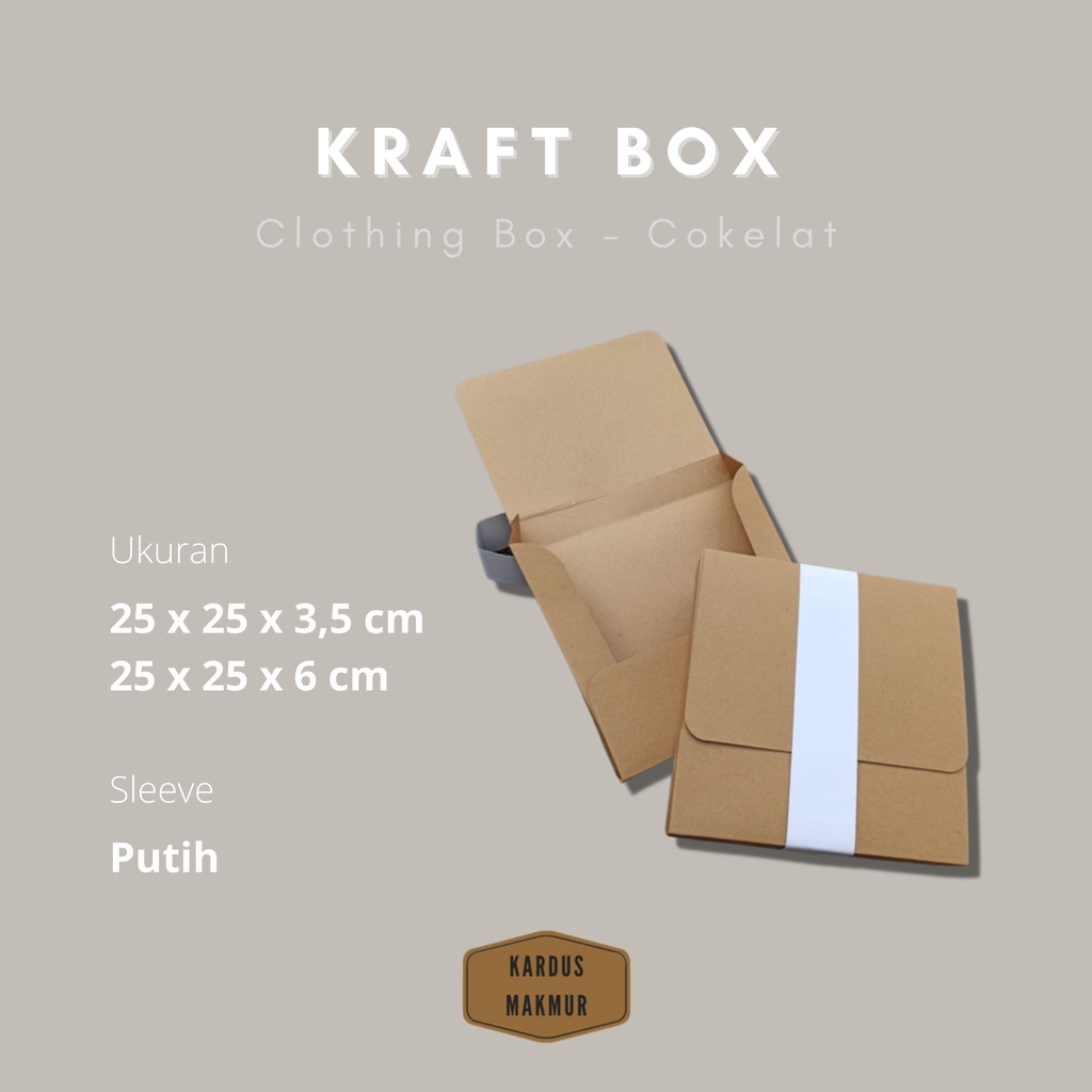 Jual Clothing Box untuk kotak packaging baju, tshirt / kaos online shop ...