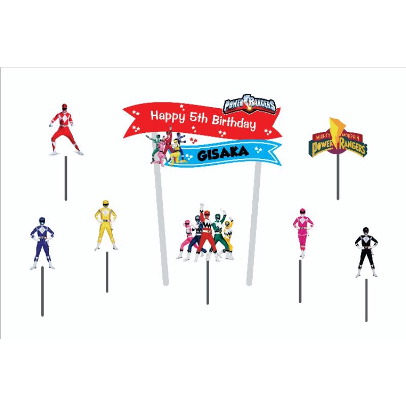 Jual Topper Power Rangers PAKE NAMA | Shopee Indonesia