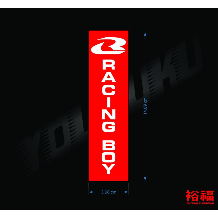 Jual CUTTING STICKER RCB / Racing boy /stiker rcb | Shopee Indonesia
