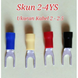 Jual Skun Kabel Y 2-4 Skun Kabel 2,5 mm 100 PCS GOOD quality | Shopee Indonesia