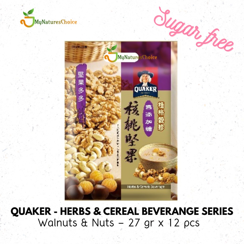 Jual Quaker Oats Herbs & Cereals Beverage Series - Walnuts and Nuts ...