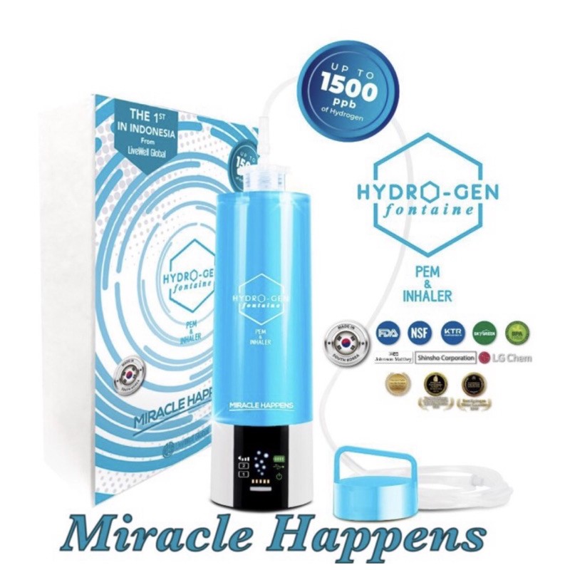 Jual Hydrogen Fontaine Light Blue edition | Shopee Indonesia