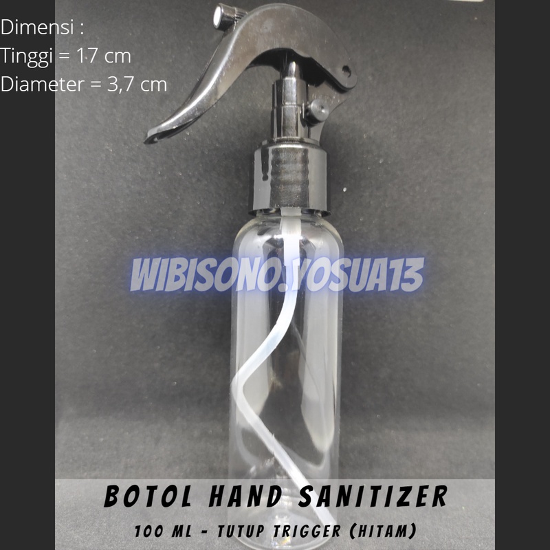 Jual Botol Hand Sanitizer 100 ml Botol Plastik PET Kecil 100 ml Botol ...
