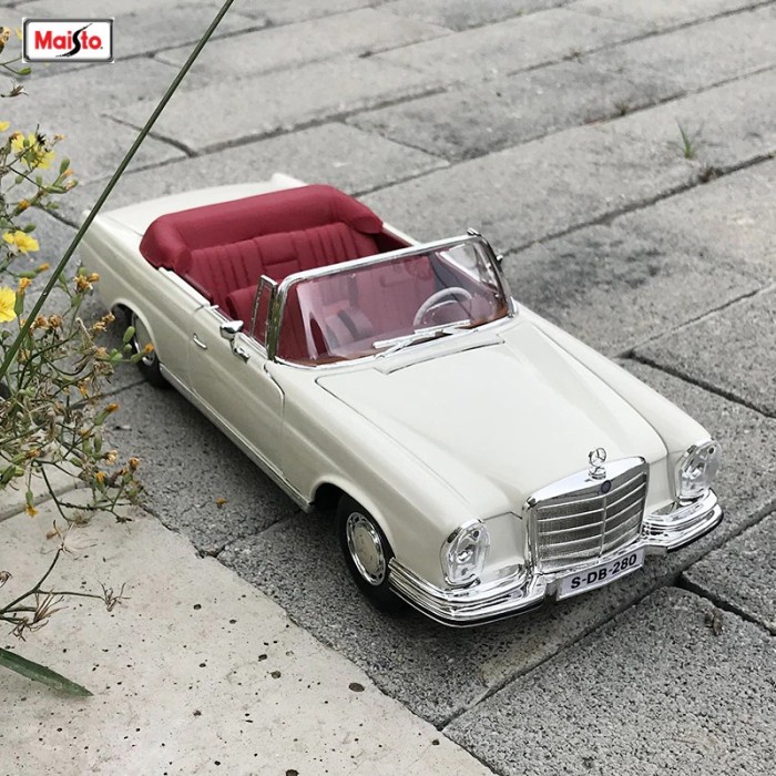 Jual Diecast Mobil Mercedes-Benz 280SE Retro Model Mobil Mobil Klasik ...