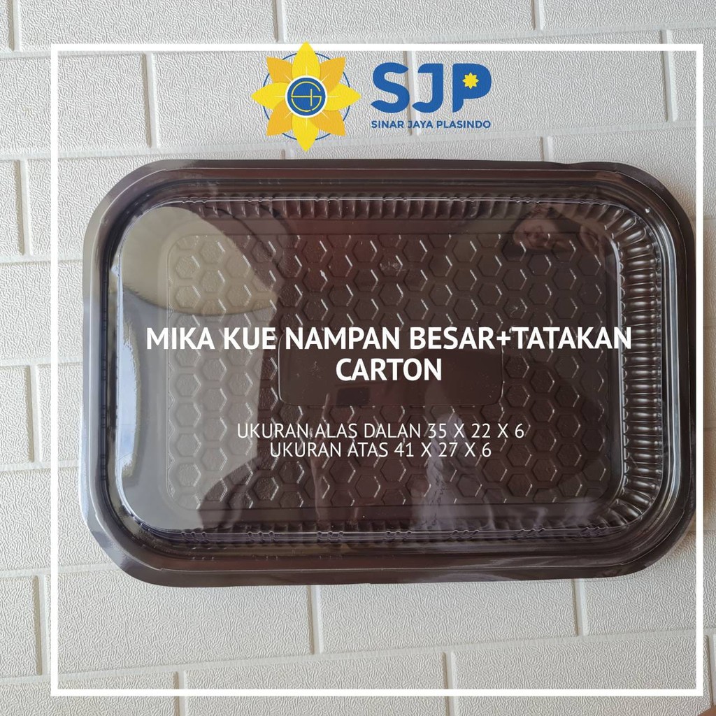 Jual Mika Nampan Plastik Besar / Mika kue besar /Mika Box Besar Ada ...
