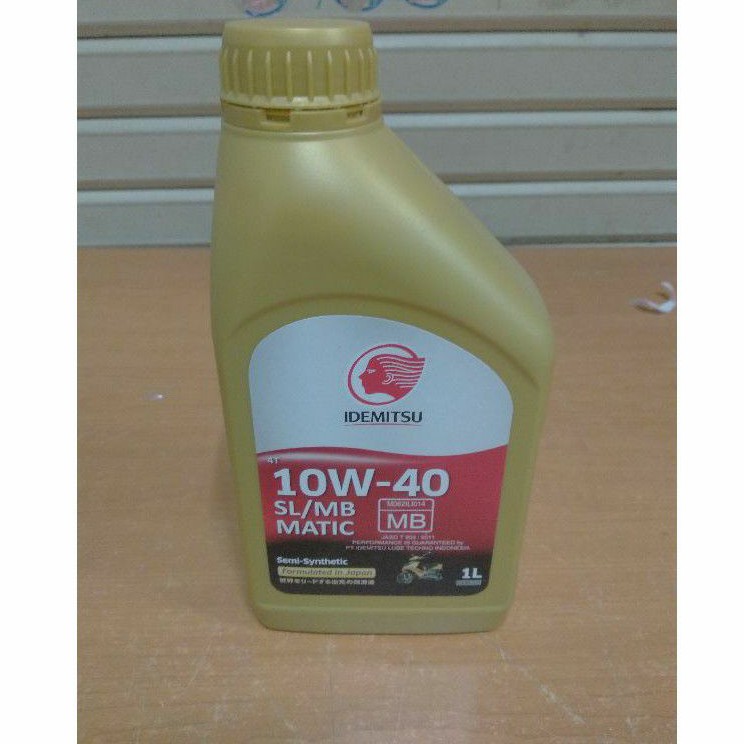 Jual Oli mesin Idemitsu 4T matic 10w/40 semi sinthetic 1 liter | Shopee ...
