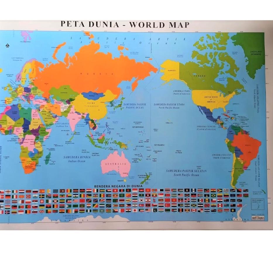 Jual Modern.. Peta Dunia World map Lembaran | Shopee Indonesia