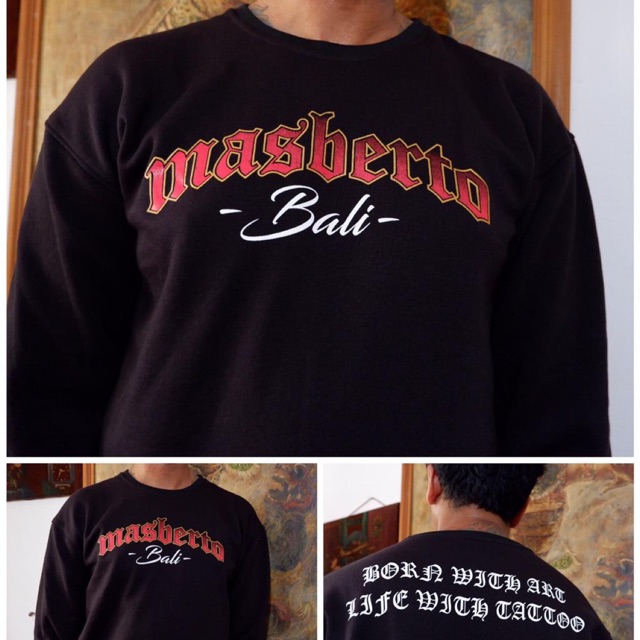 Jual Sweater Masberto Bali (Masyarakat Bertattoo) | Shopee Indonesia