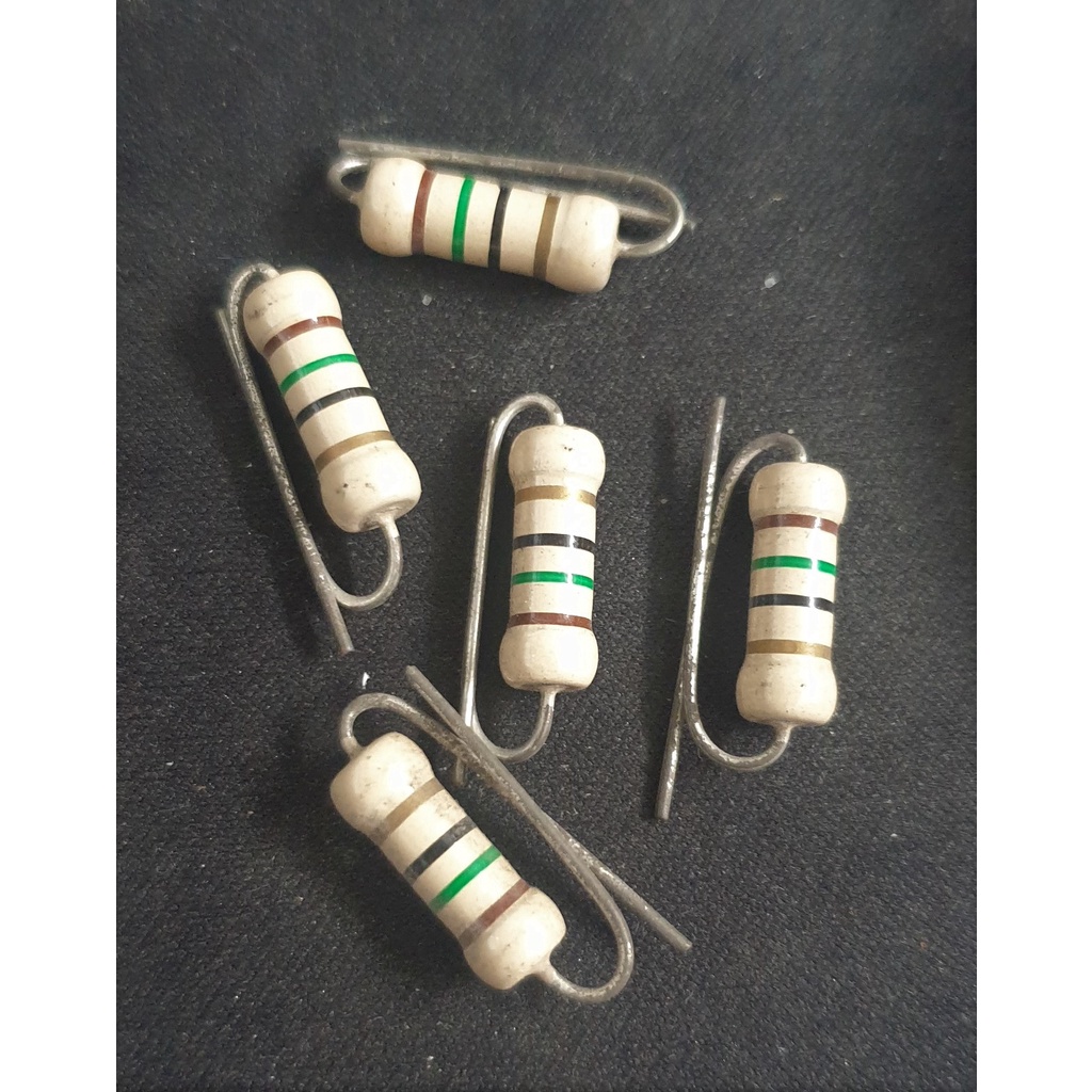 Jual Resistor 2W 15Ohm 15 Ohm 5persen Toleransi Harga per 5 pcs ...