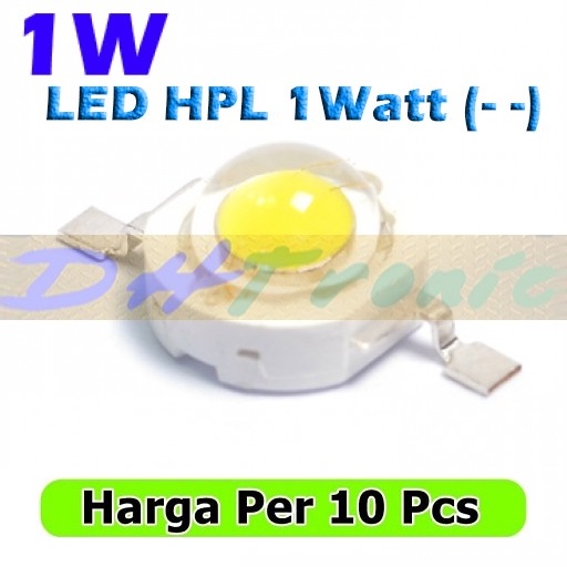 Jual x10 High Power LED 1W White Emitter Bead - Biji LED Super Bright Putih Isi 10 Pcs | Shopee ...