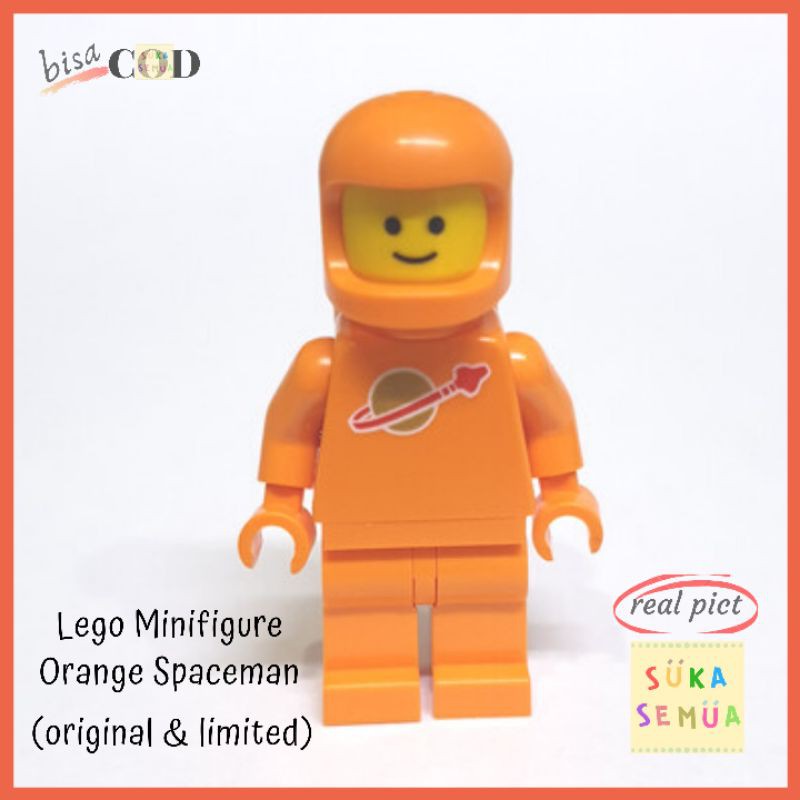 Jual LIMITED !! Lego Exclusive Minifigure Orange Classic Spaceman ...