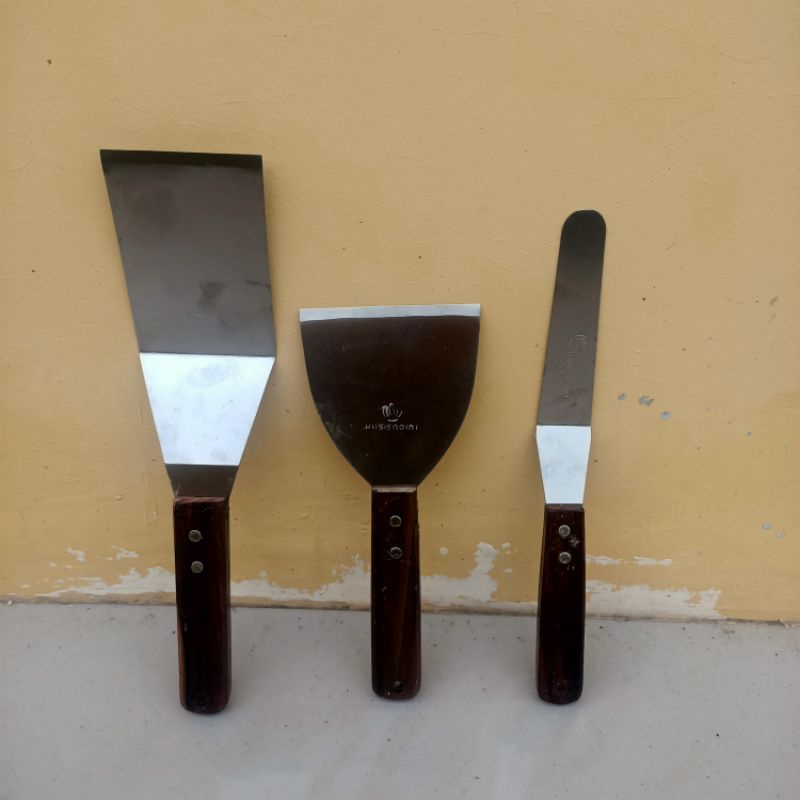 Jual Spatula roti bakar kebab pizza Teppanyaki- Burger- Pizza, dll ...