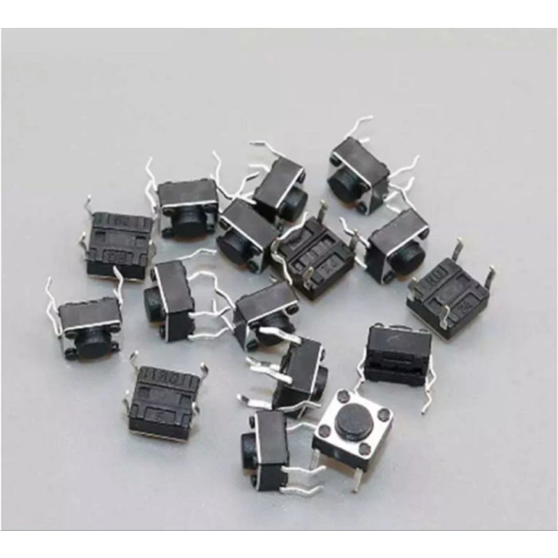 Jual LIMIT SWITCH TEBAL,+/- 6x6x4,3 MM SAKLAR KECIL MICRO ON OFF 4 KAKI ...