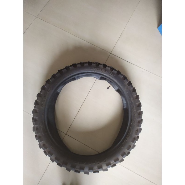 Jual ban tahu trail swallow ukuran 350-18 lengkap bam dalam | Shopee ...