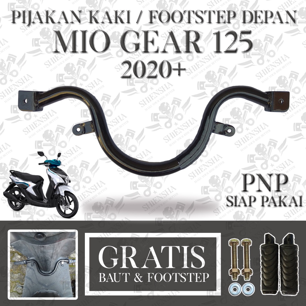 Jual Footstep Depan MIO GEAR 125 PNP FULLSET Step Depan Postep Depan ...