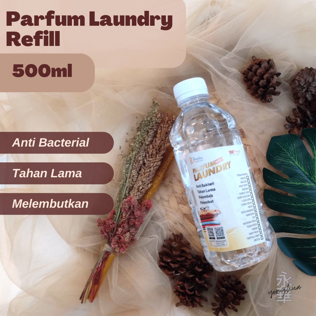 Jual Parfum Laundry Pewangi Laundry 500ml Botol Refill | Shopee Indonesia