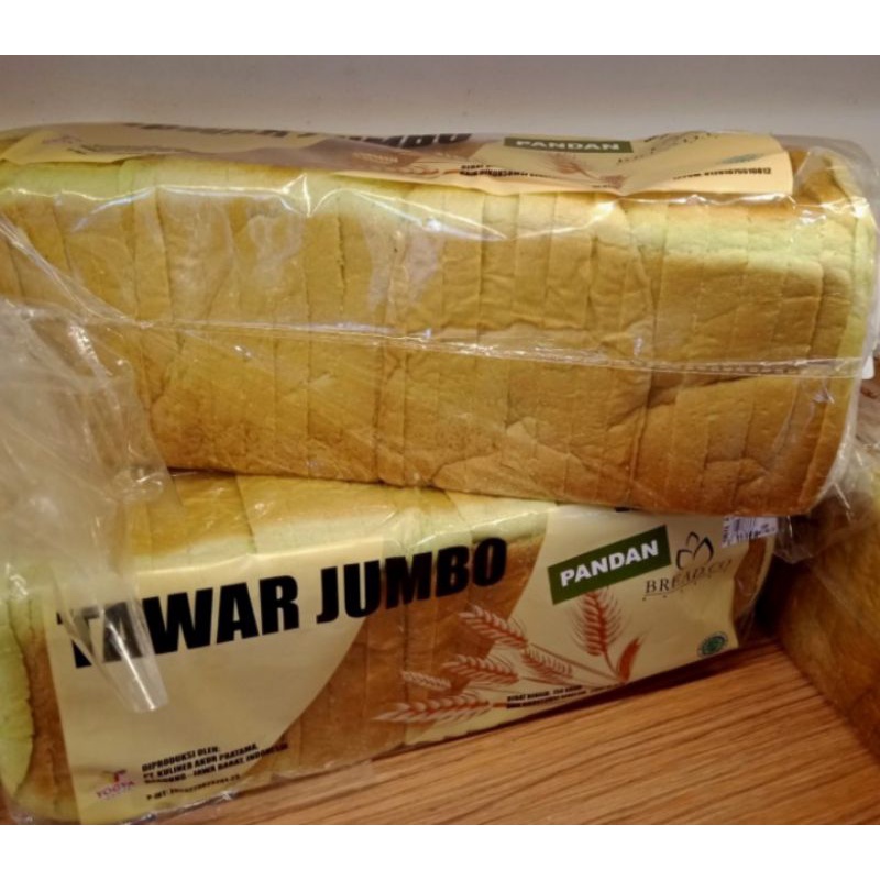 Jual Roti Tawar Jumbo Bandung Area - roti tawar bread co - roti pandan ...