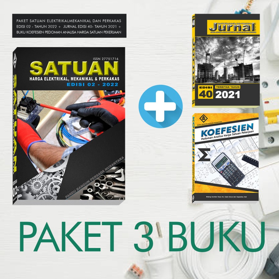 Jual Paket Satuan ME 02-2022 + Jurnal 40-21 + Koefesien Pedoman AHSP ...