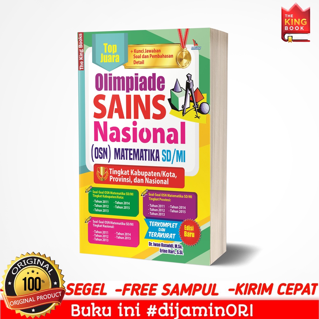Jual Original Buku Top Juara Olimpiade Sains Nasional (OSN) Matematika SD MI - Laksana | Shopee ...