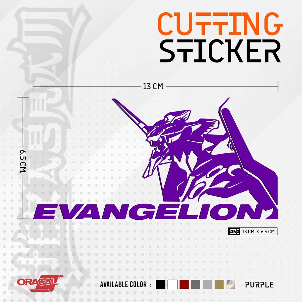 Jual Cutting Sticker EVANGELION 002 | Stiker Cutting Anime EVANGELION ...